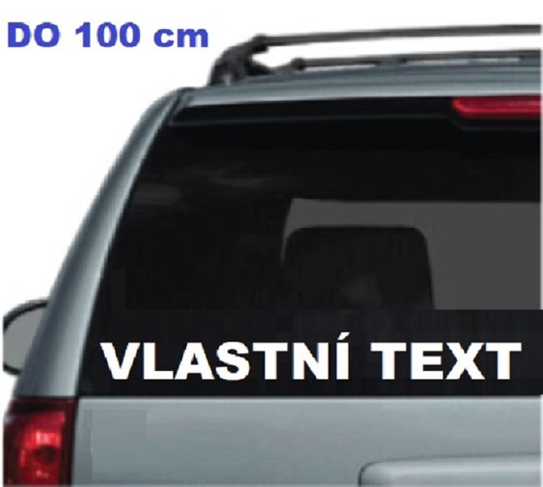 Vlastní samolepky na auto | Reklamní polepy